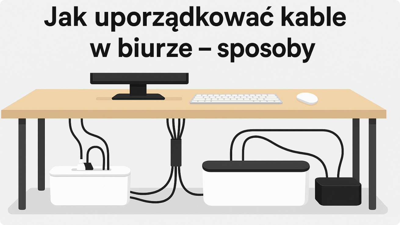 Jak uporządkować kable pod biurkiem w biurze – skuteczne sposoby i ...